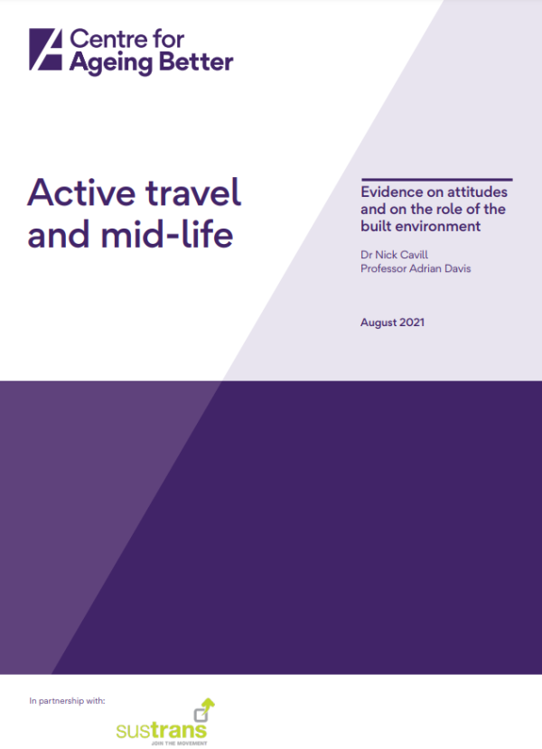 Evidence review - barriers and enablers to active travel - Age-Friendly ...