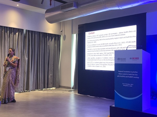 “Regional Consultation to Prioritise Tobacco Control in South-East Asia ...