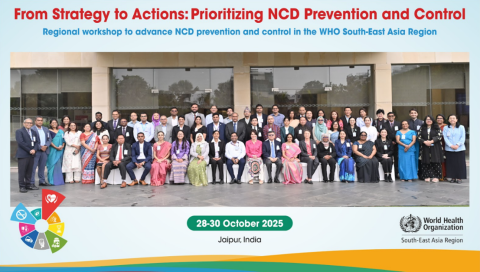 Regional Workshop to advance NCD prevention and control in WHO South ...