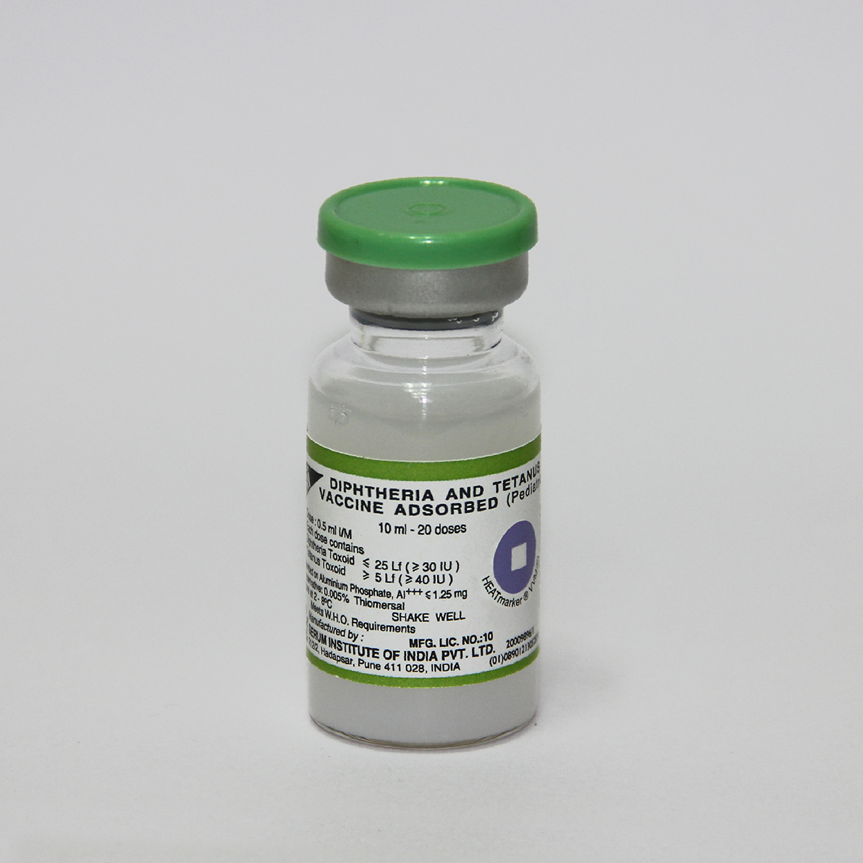 Diphtheria and Tetanus Vaccine Adsorbed (Pediatric) | WHO ...