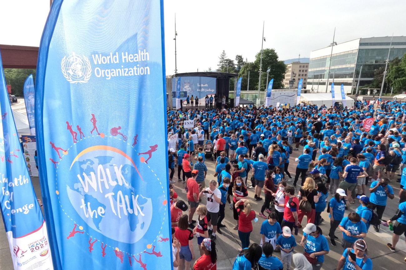 Register now for the Walk the Talk: Health for All Challenge, Geneva