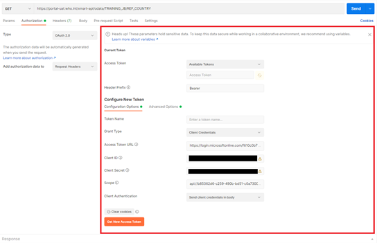 Consume API in Postman